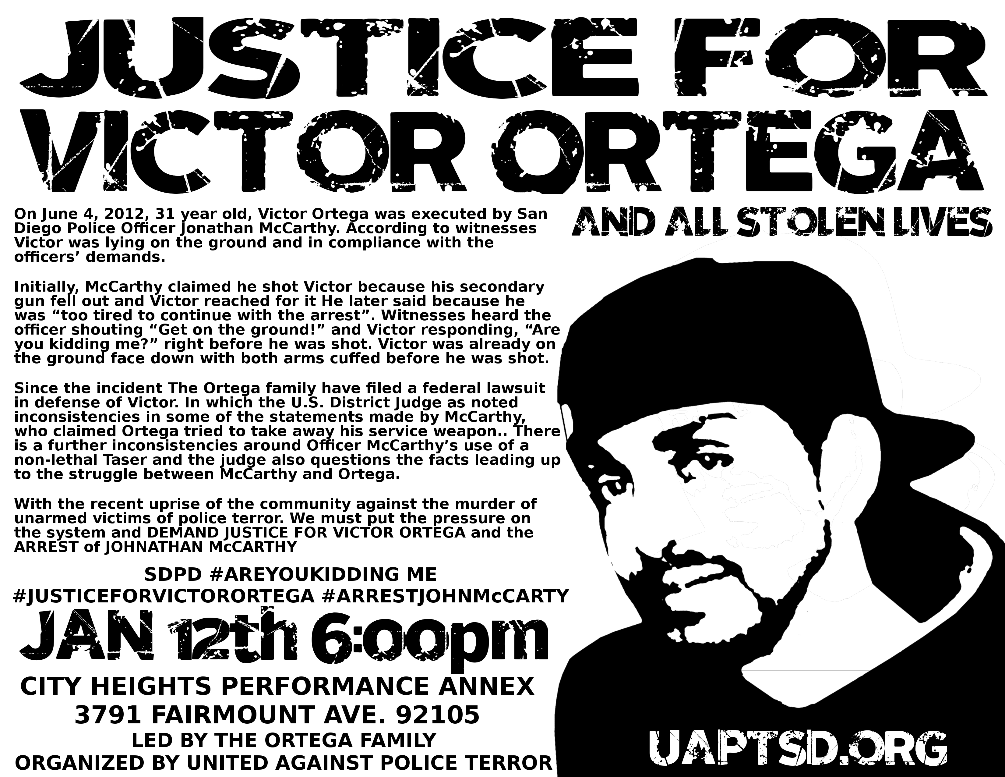 Flyers | United Against Police Terror – San Diego